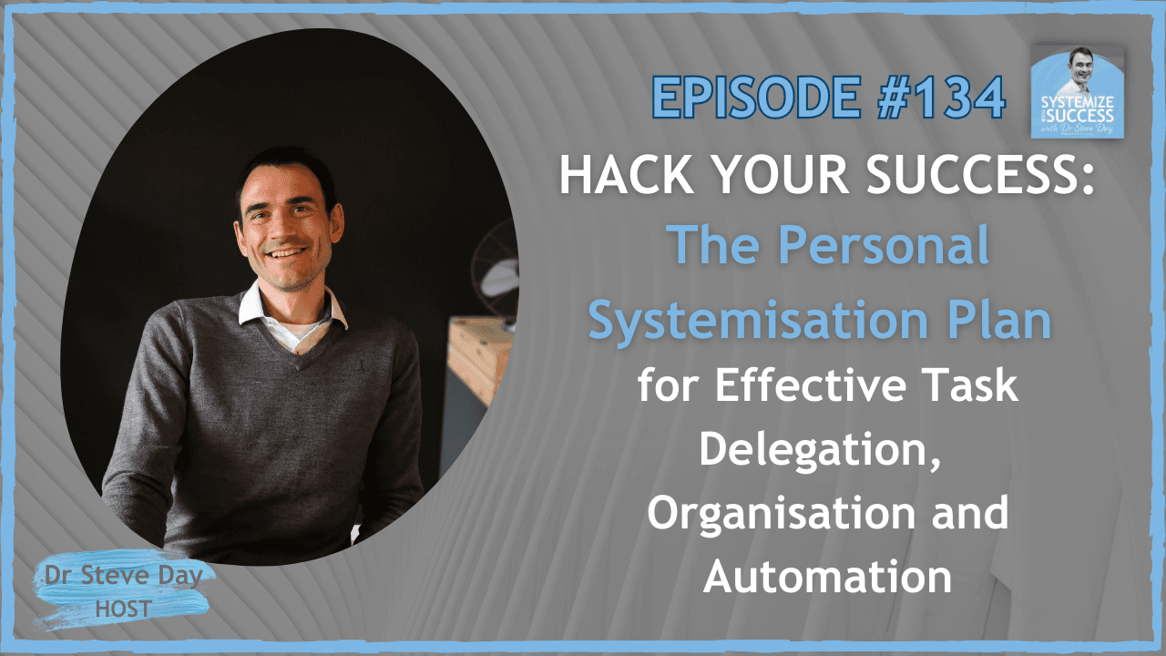 Systemisation Plan for Task Delegation, Organisation, Automation